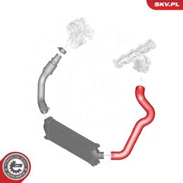 ESEN SKV Ladeluftschlauch 43skv202 links unten f&uuml;r Ford