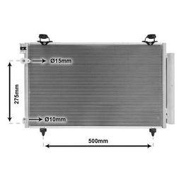 Van Wezel Kondensator, Klimaanlage 53005481 f&uuml;r TOYOTA