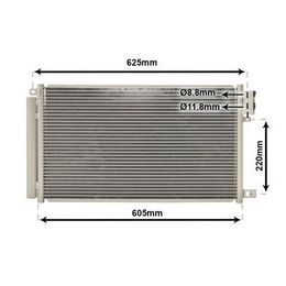 Van Wezel Kondensator, Klimaanlage 01005115 f&uuml;r ALFA ROMEO