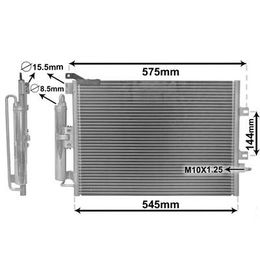 Van Wezel Kondensator, Klimaanlage 43005395 f&uuml;r RENAULT