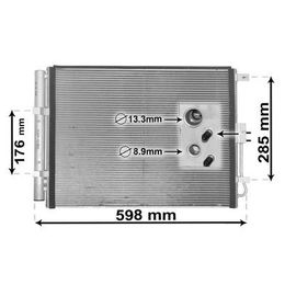 Van Wezel Kondensator, Klimaanlage 82005373 f&uuml;r HYUNDAI
