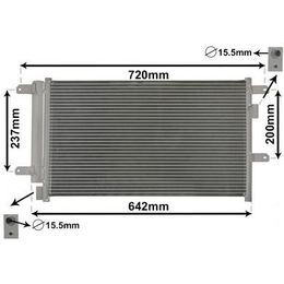Van Wezel Kondensator, Klimaanlage 28005089 f&uuml;r Iveco