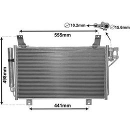 Van Wezel Kondensator, Klimaanlage 27005264 f&uuml;r MAZDA