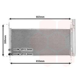 Van Wezel Kondensator, Klimaanlage 53005576 f&uuml;r TOYOTA