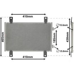 Van Wezel Kondensator, Klimaanlage 17005302 f&uuml;r Fiat / LANCIA Citro&euml;n/Peugeot