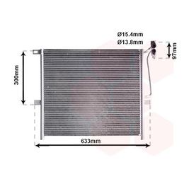 Van Wezel Kondensator, Klimaanlage 06005369 f&uuml;r BMW