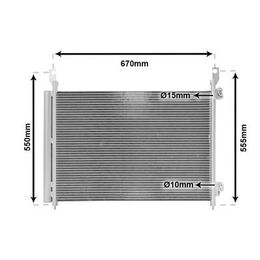 Van Wezel Kondensator, Klimaanlage 43005466 f&uuml;r RENAULT
