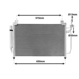 Van Wezel Kondensator, Klimaanlage 27005240 f&uuml;r MAZDA