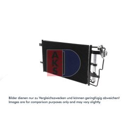 AKS DASIS Kondensator, Klimaanlage 112039n f&uuml;r MAZDA