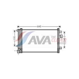 AVA QUALITY COOLING Kondensator, Klimaanlage ft5328d f&uuml;r Fiat
