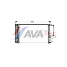 AVA QUALITY COOLING Kondensator, Klimaanlage fta5357d f&uuml;r Fiat