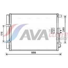 AVA QUALITY COOLING Kondensator, Klimaanlage hy5373d f&uuml;r KIA