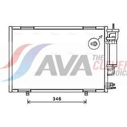 AVA QUALITY COOLING Kondensator, Klimaanlage fd5490d f&uuml;r Ford