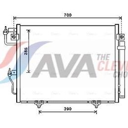 AVA QUALITY COOLING Kondensator, Klimaanlage mt5231d f&uuml;r MITSUBISHI
