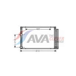 AVA QUALITY COOLING Kondensator, Klimaanlage to5429d f&uuml;r TOYOTA