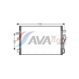 AVA QUALITY COOLING Kondensator, Klimaanlage cr5139 f&uuml;r Fiat