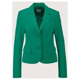 Madeleine Mode Jackenblazer MADELEINE "Blazer Kurzer Jersey-Blazer", Damen, Gr. 48, gr&uuml;n (opalgr&uuml;n), Obermaterial: 65% Viskose CV. 30% Polyamid PA. 5% Elasthan EL., Modern, normal, Blazer