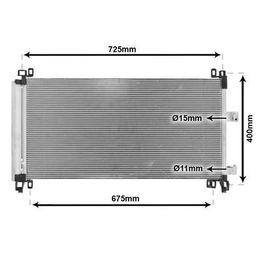 Van Wezel Kondensator, Klimaanlage 09005273 f&uuml;r Citro&euml;n/Peugeot