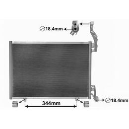 Van Wezel Kondensator, Klimaanlage 18015702 f&uuml;r Ford