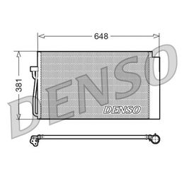 DENSO Kondensator, Klimaanlage dcn05017 f&uuml;r BMW MINI