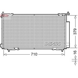 DENSO Kondensator, Klimaanlage dcn40015 f&uuml;r HONDA