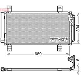 DENSO Kondensator, Klimaanlage dcn44008 f&uuml;r MAZDA