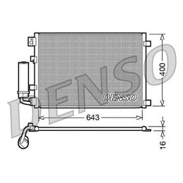 DENSO Kondensator, Klimaanlage dcn46002 f&uuml;r NISSAN