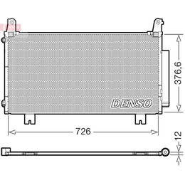 DENSO Kondensator, Klimaanlage dcn40034 f&uuml;r HONDA
