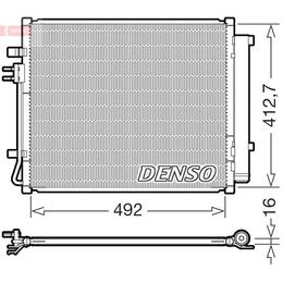 DENSO Kondensator, Klimaanlage dcn43015 f&uuml;r HYUNDAI
