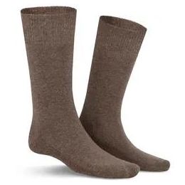 Socken Kunert "Socke Homesocks", Damen, Gr. 43-46, grau (beige, meliert 8320), Obermaterial: 36% Viskose CV. 30% Polyamid PA. 23% Wolle WO. 5% Kaschmir WS. 5% Wolle WO., Socken Socken