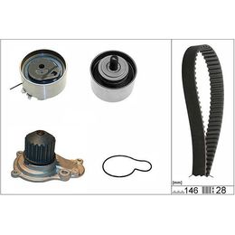 INA Wasserpumpe + Zahnriemensatz 530064130 f&uuml;r Chrysler DODGE