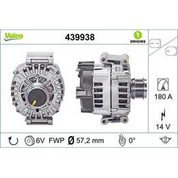 Valeo Generator NEW ORIGINAL PART 439938 f&uuml;r Porsche Audi