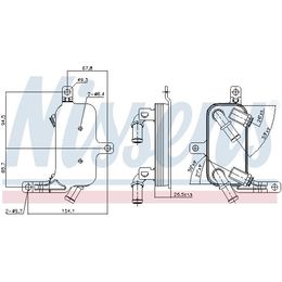 NISSENS &Ouml;lk&uuml;hler, Automatikgetriebe 90891 f&uuml;r VAUXHALL