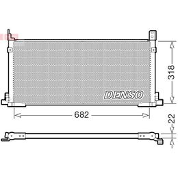 DENSO Kondensator, Klimaanlage dcn50135 f&uuml;r TOYOTA
