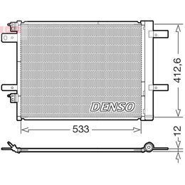 DENSO Kondensator, Klimaanlage dcn21036 f&uuml;r Citro&euml;n/Peugeot
