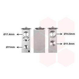 Van Wezel Expansionsventil, Klimaanlage 40001355 f&uuml;r CITRO&Euml;N/PEUGEOT