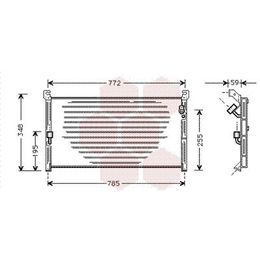 Van Wezel Kondensator, Klimaanlage 53005130 f&uuml;r TOYOTA