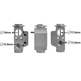 Van Wezel Expansionsventil, Klimaanlage 58001367 f&uuml;r VW