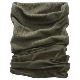 Schal BRANDIT "Brandit Unisex Multifunktionstuch Fleece", Damen, Gr. onesize, olive, Polyester, unifarben, Modet&uuml;cher Schal