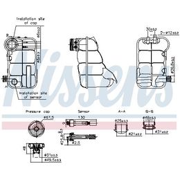 NISSENS Ausgleichsbeh&auml;lter, K&uuml;hlmittel 996344 f&uuml;r BMW