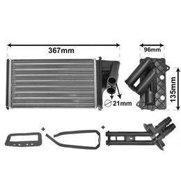 Van Wezel W&auml;rmetauscher, Innenraumheizung 43006203 f&uuml;r RENAULT