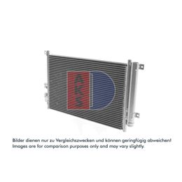 AKS DASIS Kondensator, Klimaanlage 012003n f&uuml;r ALFAROME/Fiat/LANCI