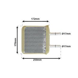 Van Wezel W&auml;rmetauscher, Innenraumheizung 82006137 f&uuml;r HYUNDAI