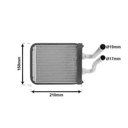 Van Wezel W&auml;rmetauscher, Innenraumheizung 83006067 f&uuml;r KIA