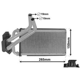 Van Wezel W&auml;rmetauscher, Innenraumheizung 07006140 f&uuml;r Chrysler