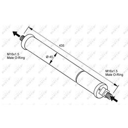 NRF Trockner, Klimaanlage 33097 f&uuml;r JAGUAR MERCEDES-BENZ