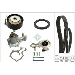 INA Wasserpumpe + Zahnriemensatz 530095930 f&uuml;r Ford