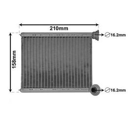 Van Wezel W&auml;rmetauscher, Innenraumheizung 43006629 f&uuml;r RENAULT