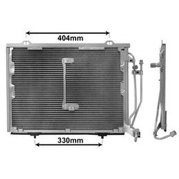 Van Wezel Kondensator, Klimaanlage 30005245 f&uuml;r Mercedes