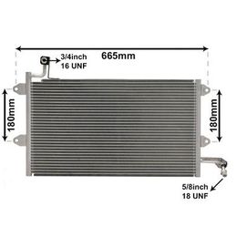 Van Wezel Kondensator, Klimaanlage 58005137 f&uuml;r VW